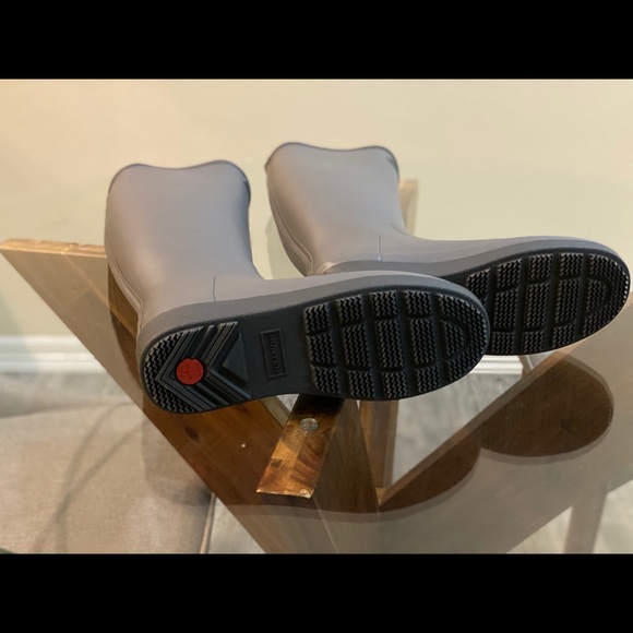 Hunter | Shoes | Refined Slim Fit Creeper Tall Boots Matte Grey | Poshmark